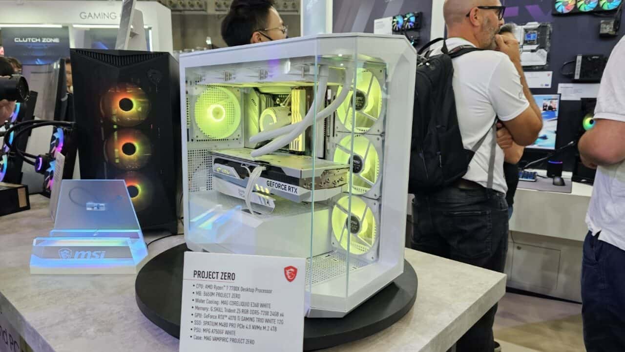 【Computex 2023】MSI 展示 Project Zero 新品 更多背插式主機板選擇 - check.unwire.hk 香港